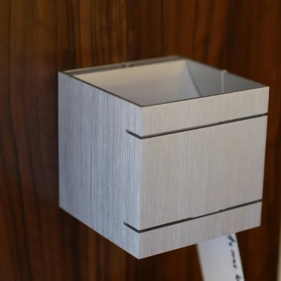 Designové nástěnné svítidlo Venus hliníkové