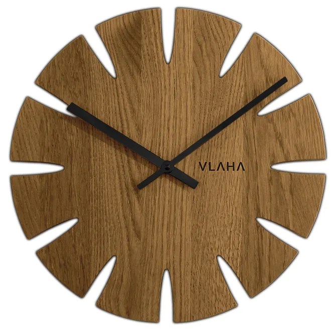 VLAHA Dubové hodiny VLAHA vyrobené v Čechách VLAHA VCT1015 s vůní dubového dřeva
