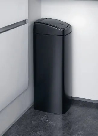 Brabantia TOUCH BIN Dotykový odpadkový koš 25 l čtvercový - matná černá