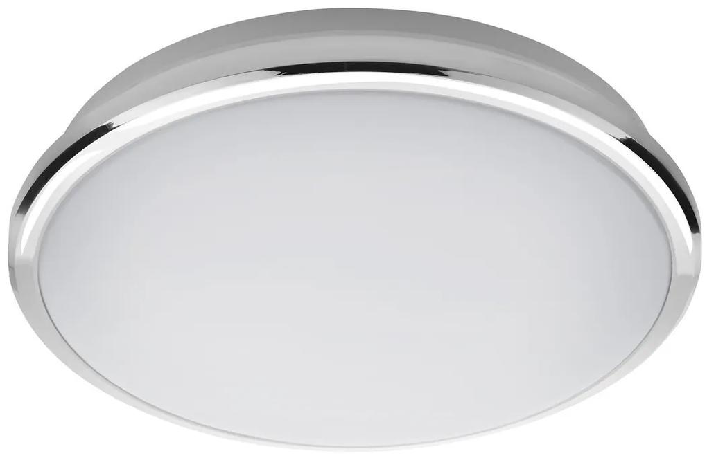 Sapho SILVER stropní LED svítidlo pr.28cm, 10W, 230V, studená bílá, chrom