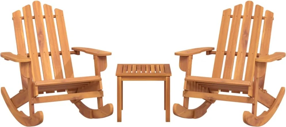 3dílná sada zahradního nábytku Adirondack masivní akácie 3152127