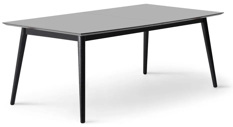 Černo-antracitový rozkládací jídelní stůl 100x210 cm Meza – Hammel Furniture