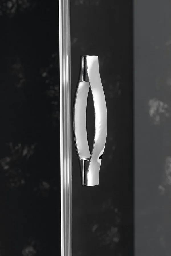 Gelco SIGMA SIMPLY čtvrtkruhová sprchová zástěna 1000x1000 mm, R550, čiré sklo GS5510 GS5510