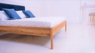 Postel Postelia AMARE Buk 140x200 - dřevěná postel z masivu o šíři 4 cm