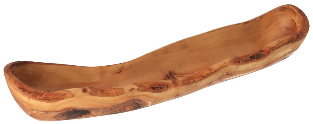 ČistéDřevo Miska na pečivo z olivového dřeva 40 cm