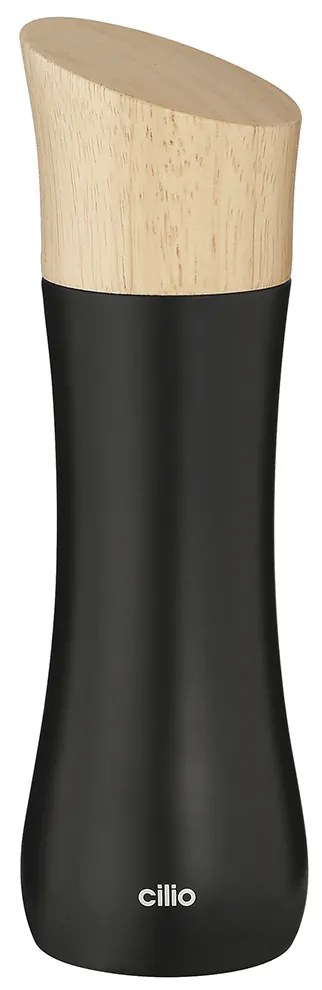 Cilio LIGURIA Mlýnek na pepř nebo sůl 17 cm černý