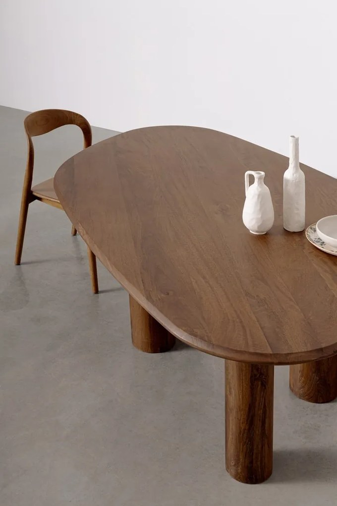 BIZZOTTO Jídelní stůl SANAT 200 cm hnědý 0747333