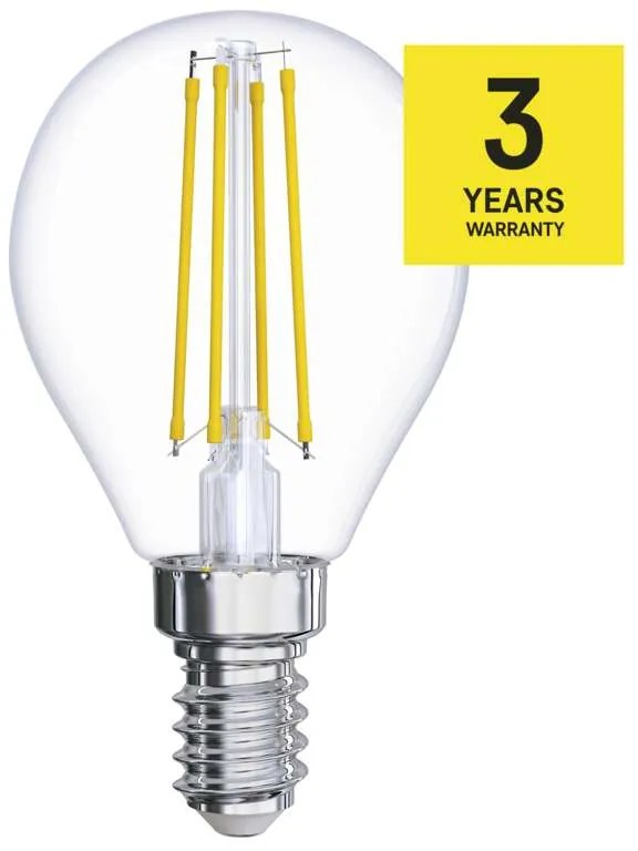 Emos lighting LED žárovka Filament Mini Globe 6W E14 teplá bílá