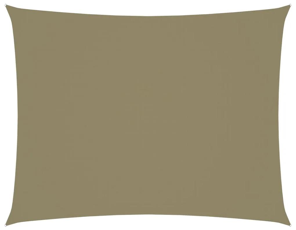 Stínící plachta oxfordská látka obdélníková 6 x 8 m béžová - Default Title