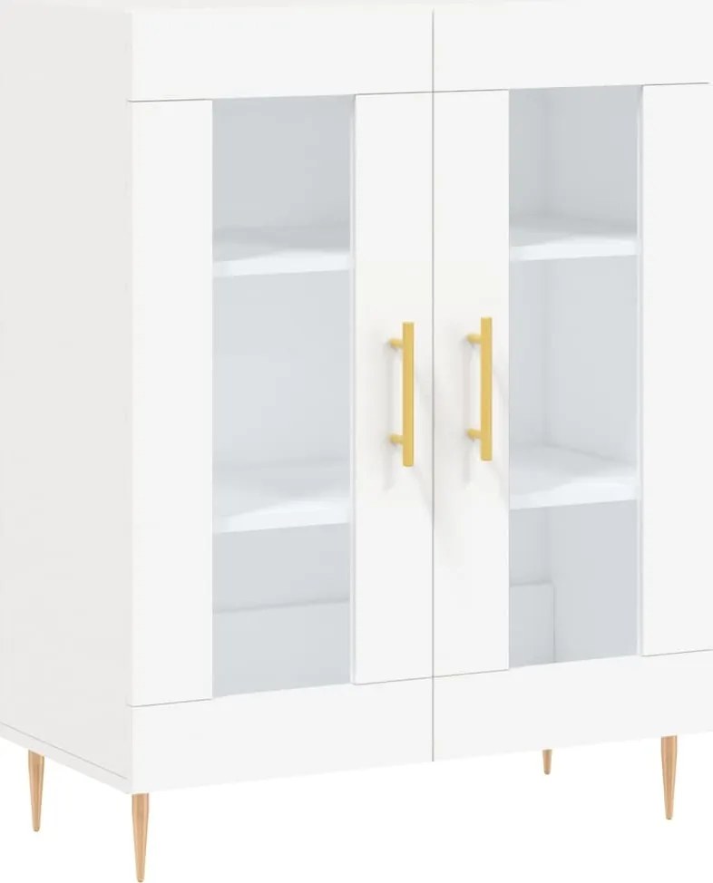 vidaXL Skříň highboard 69,5 x 34 x 180 cm kompozitní dřevo [3195723] Barva: šedá sonoma