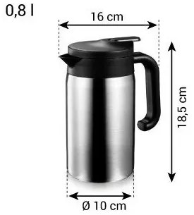 Tescoma Termoska s dávkovacím uzávěrem CONSTANT 0,8 l, nerez