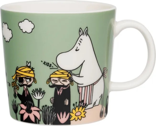 Hrnek Moomin Loving care 0,3l, zelený