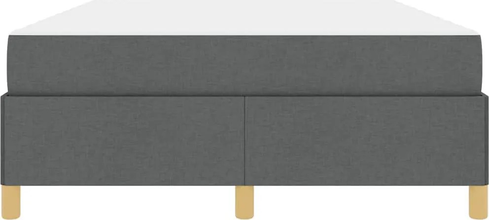 Rám postele Tmavě šedá 140 x 200 cm textil 3398942