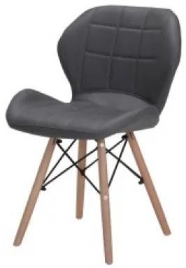 Mebhot Čalouněná židle Modern home - Šedá