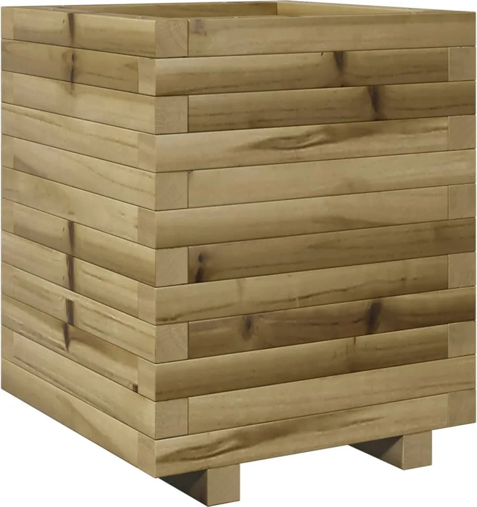 Zahradní truhlík 40 x 40 x 49,5 cm impregnované borové dřevo 3282513