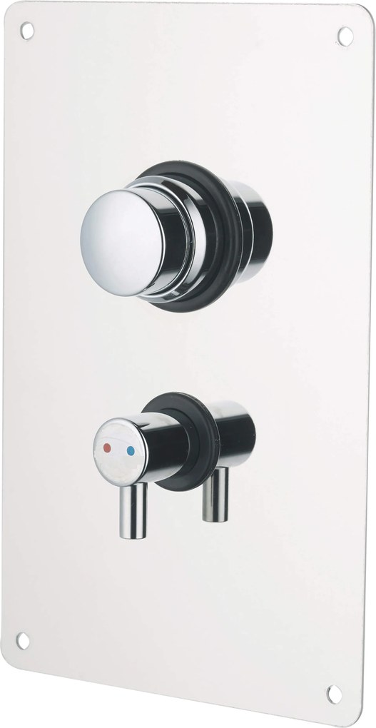 Deante Shower mixer, self-closing, concealed - with temperature control
