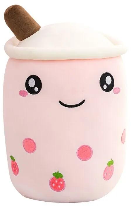 Plyšák Bubble Tea Růžový 35 cm