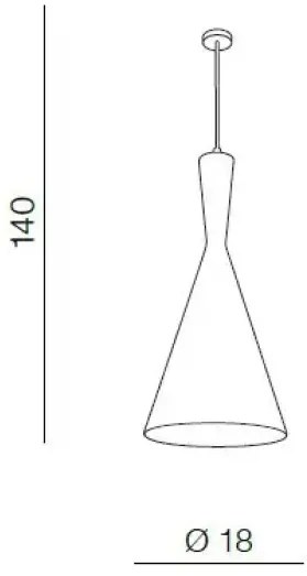 Designový lustr Vita černé/zlaté
