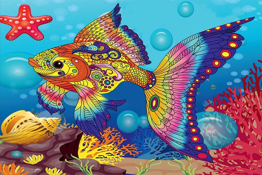 Falixen Puzzle  "Korálová rybička"