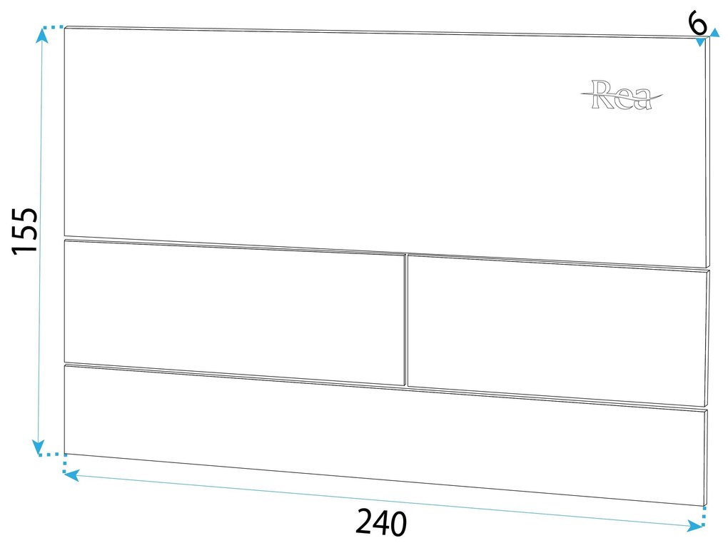 Rea Rea, Podomítkový WC systém K011A-Q + bílé skleněné tlačítko typ T, KPL-E0052