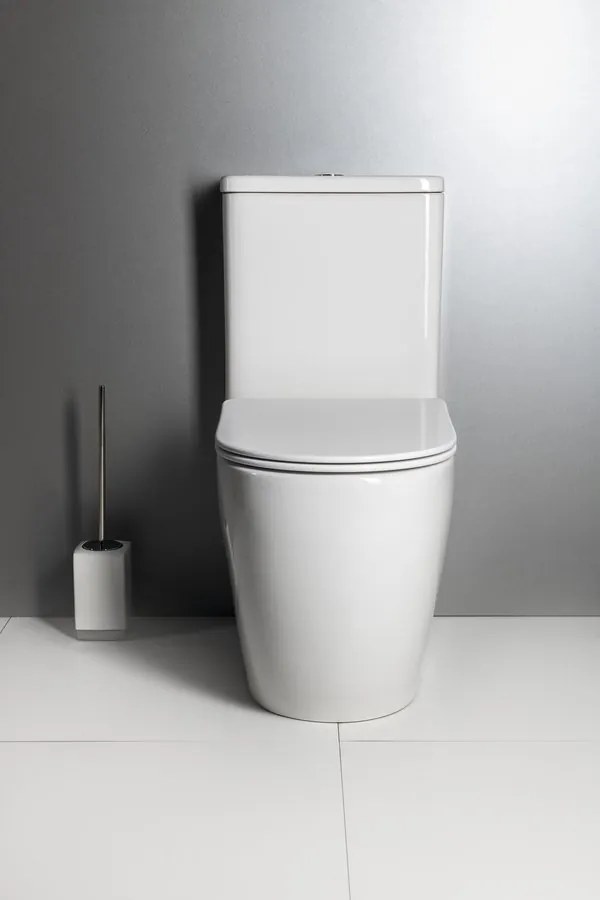 Sapho Sapho, INFINITY RIMLESS WC kombi mísa s nádržkou, spodní/zadní odpad, bílá, PC105WR
