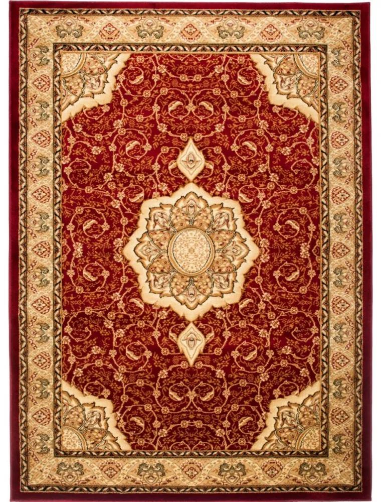 Kusový koberec klasický vzor 2 bordó, Velikosti 140x190cm