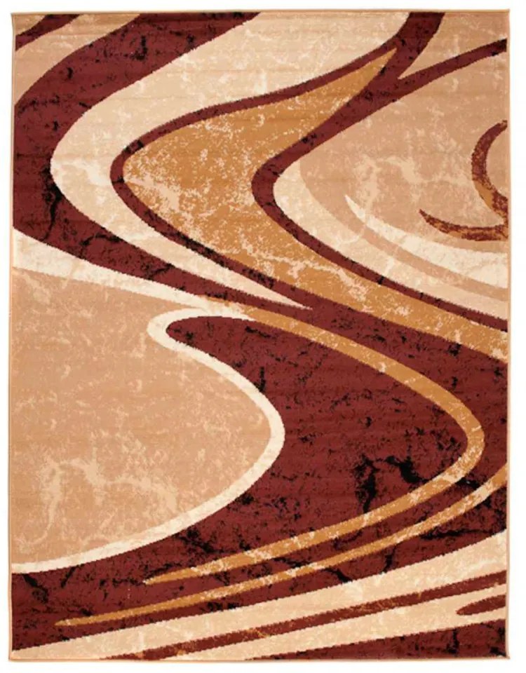 Kusový koberec PP Volga hnědý, Velikosti 140x200cm