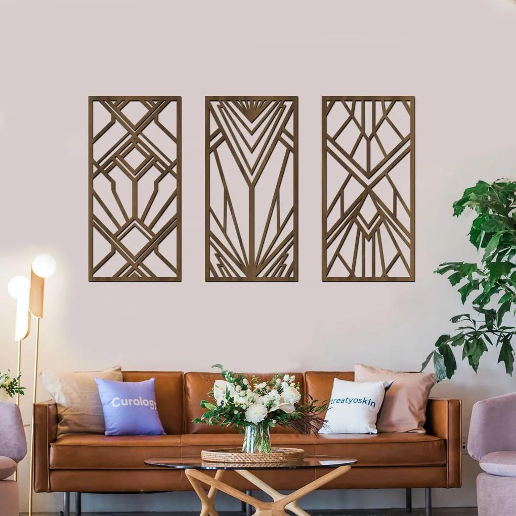 dřevo života Dekorační panel ART Barevný vzor: Černá, Rozměry (cm): 60x40