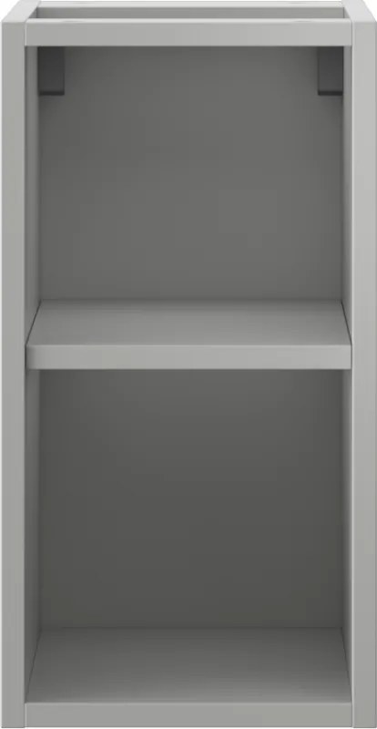 Mexen Box-A, otevřená skříňka s policí 25 cm, šedá matná, 91AX2-0250-470-0-62