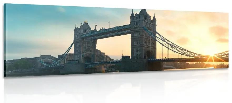 Obraz Tower Bridge v Londýně - 120x40 cm