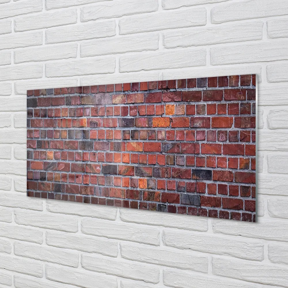 akrylový obraz Cihlové zdi wall 100x50 cm