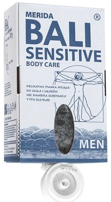 Pěnové mýdlo Merida Bali Sensitive Men 6 x 700 ml, pro muže