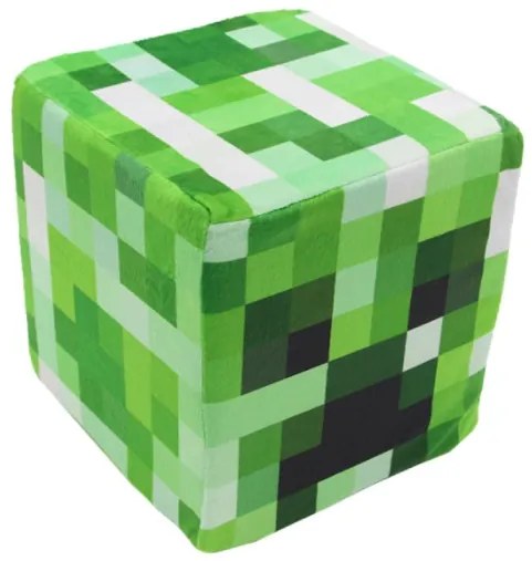Minecraft plyšová kostka 10 cm, 20 cm, 30 cm Motiv: 30 x 30 cm, Velikost: zelená