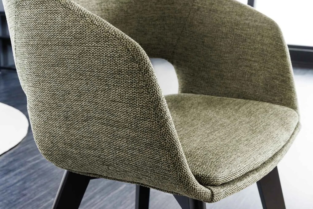 Designová židle Colby zelená