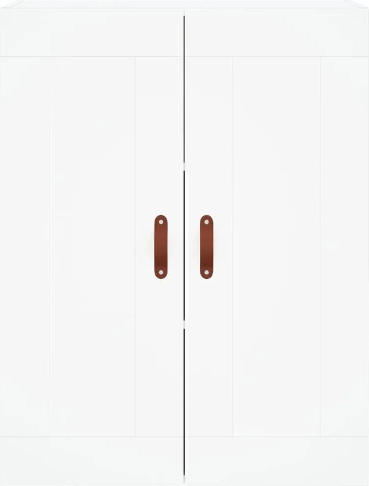 Skříň highboard bílá 69,5 x 34 x 180 cm kompozitní dřevo 3200041