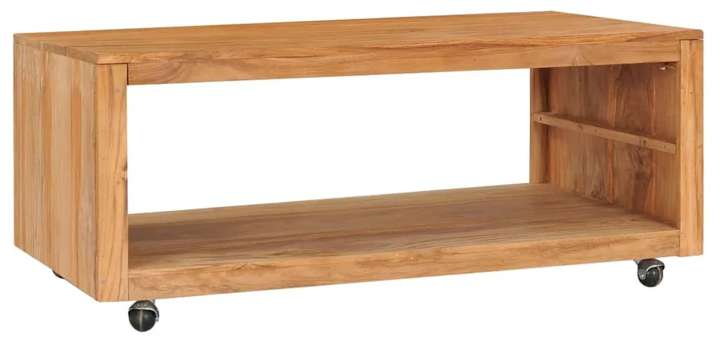 288895 vidaXL Konferenční stolek 110 x 60 x 40 cm masivní teakové dřevo