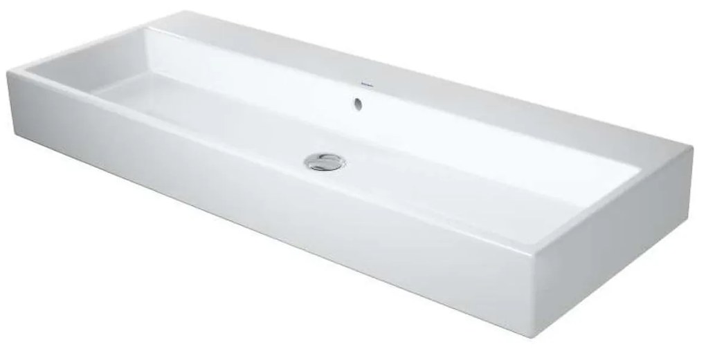 Duravit Vero Air - Dvojumyvadlo 120x47 cm, s přepadem, bez otvoru pro baterii, WonderGliss, bílá 23501200281