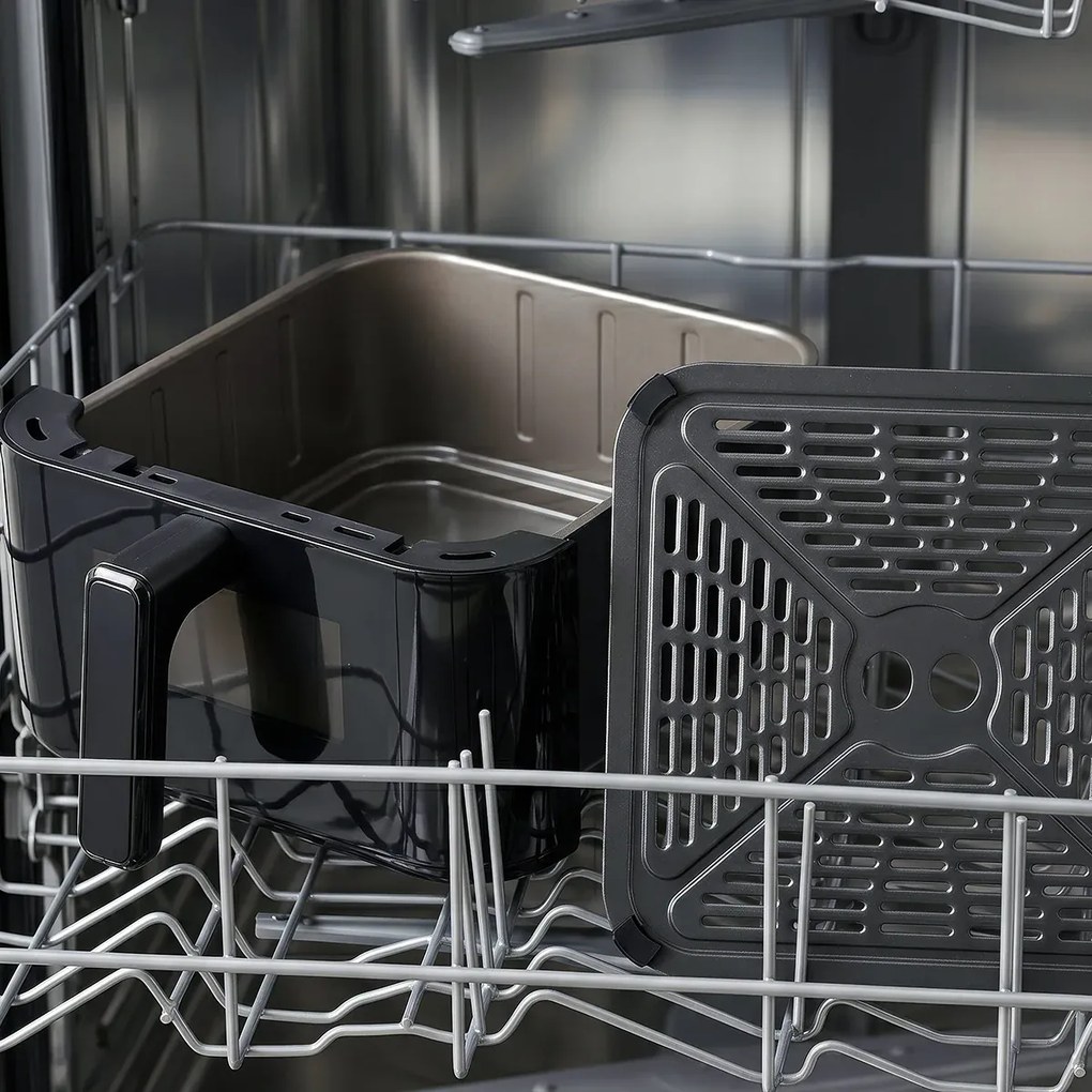 TESLA AirCook TrioZone Q636 XXL - multifunkční třízónová digitální horkovzdušná fritéza