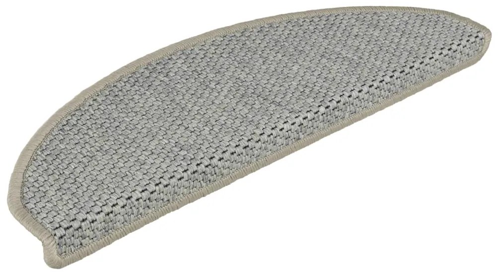 vidaXL Marketos Samolepicí nášlapy na schody sisal 15ks 65x21x4cm světle zelené