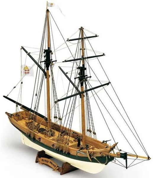 Dřevěný model namoli black prince 1774 1:57 kit