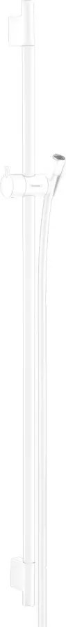 Hansgrohe Unica, S Puro sprchová tyč 900 mm se sprchovou hadicí Isiflex 1600 mm, matně bílá, HAN-28631700