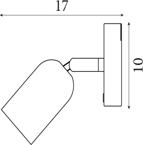 Searchlight 23350GR - LED Stm nab nástěnné svítidlo CONE LED/1,5W/5V zelená