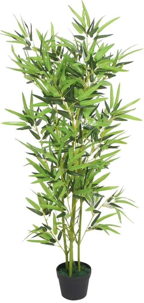 Umělá rostlina bambus s květináčem 120 cm zelený 244456