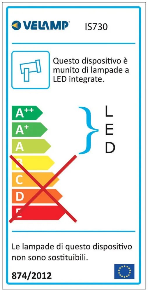 VELAMP Bodové zahradní svítidlo IS730
