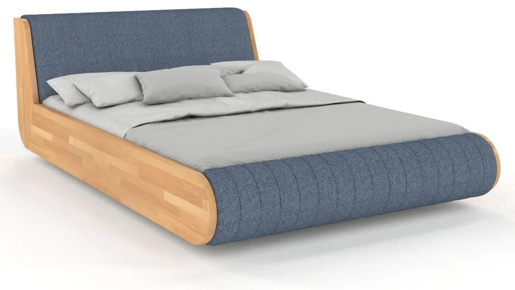 Buková levitující postel Harald  cm - masiv 4 cm,   , Buk přírodní, 140x200