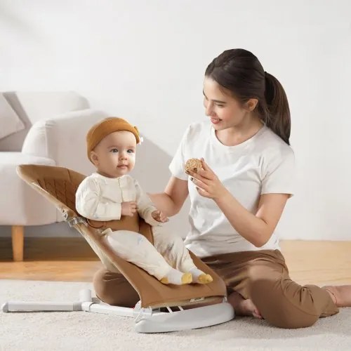 Baby Bouncer Skládací křeslo Bouncer pro miminka se 2 polohovatelnými úhly