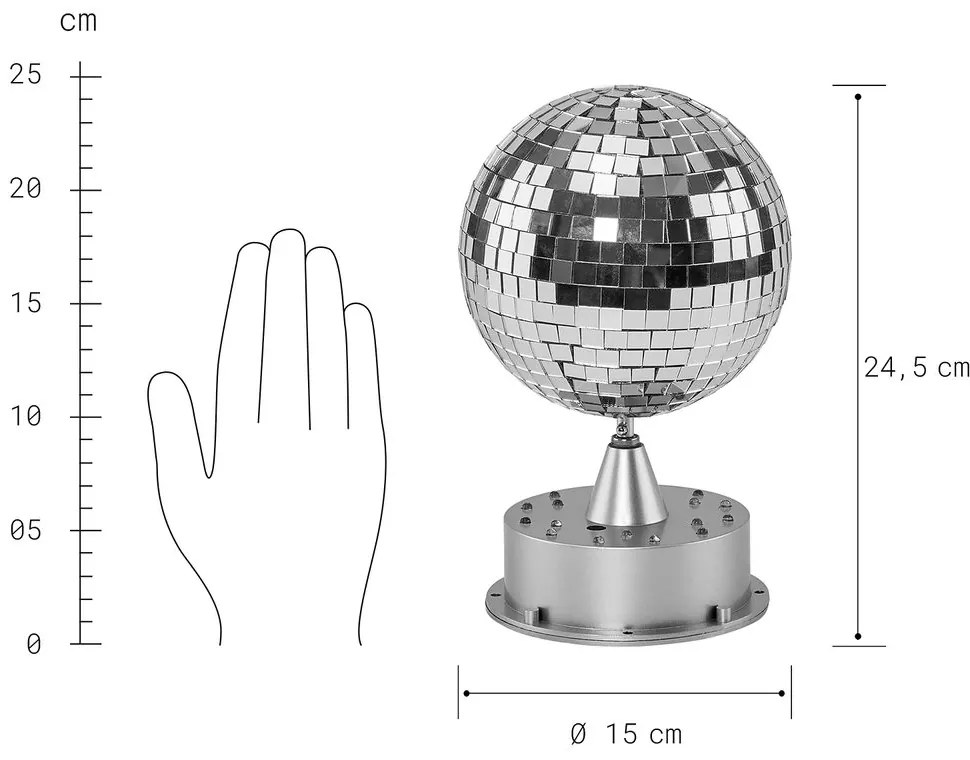 Disco koule s osvětlením