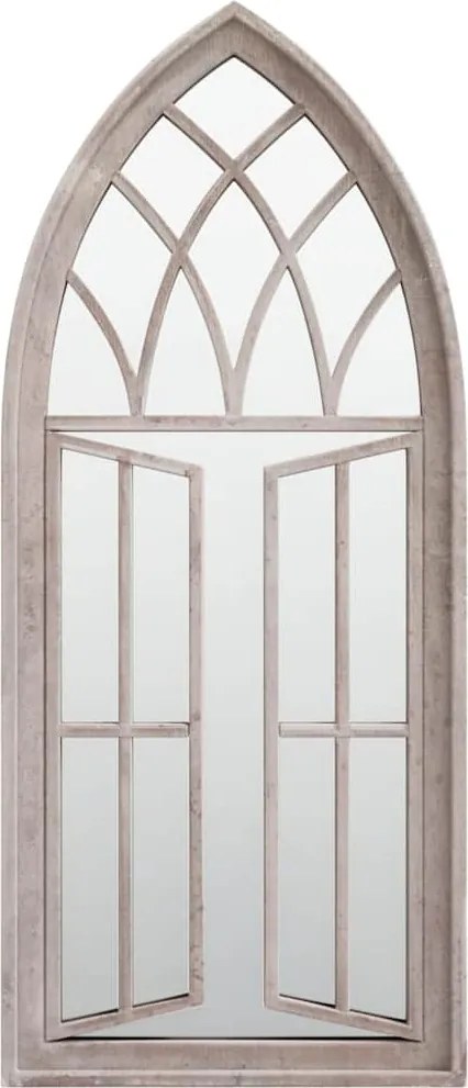 Zahradní zrcadlo pískové 70 x 30 cm železo pro použití venku 318363