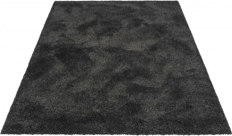 Vopi | Kusový koberec Highlights uni 007 anthracite - 200 x 290 cm