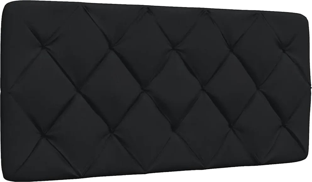 Rám postele s LED bez matrace černý 100x200 cm Látka 3310652